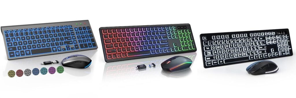 Top 5 Backlit Wireless Keyboard Mouse Combos Reviewed